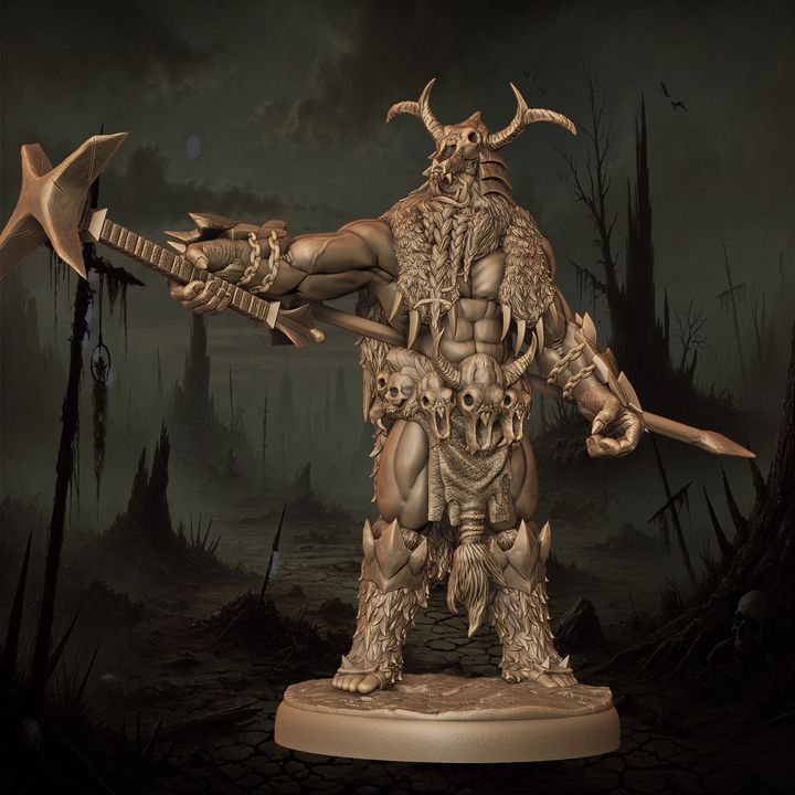3D Printable Orc Shaman - 11 poses & 1 mounted - Army of Darkness: Orcs by Monolith Arts