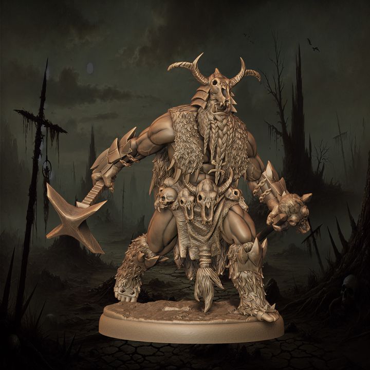 3D Printable Orc Shaman - 11 poses & 1 mounted - Army of Darkness: Orcs ...