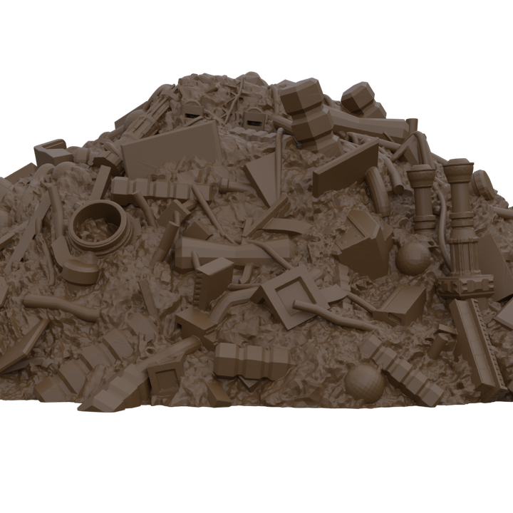 3D Printable Junk Piles by Kathy Millatt Modelling