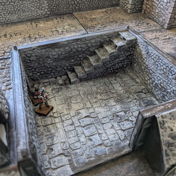 3D Printable Peel tower - base by Timescape Miniatures