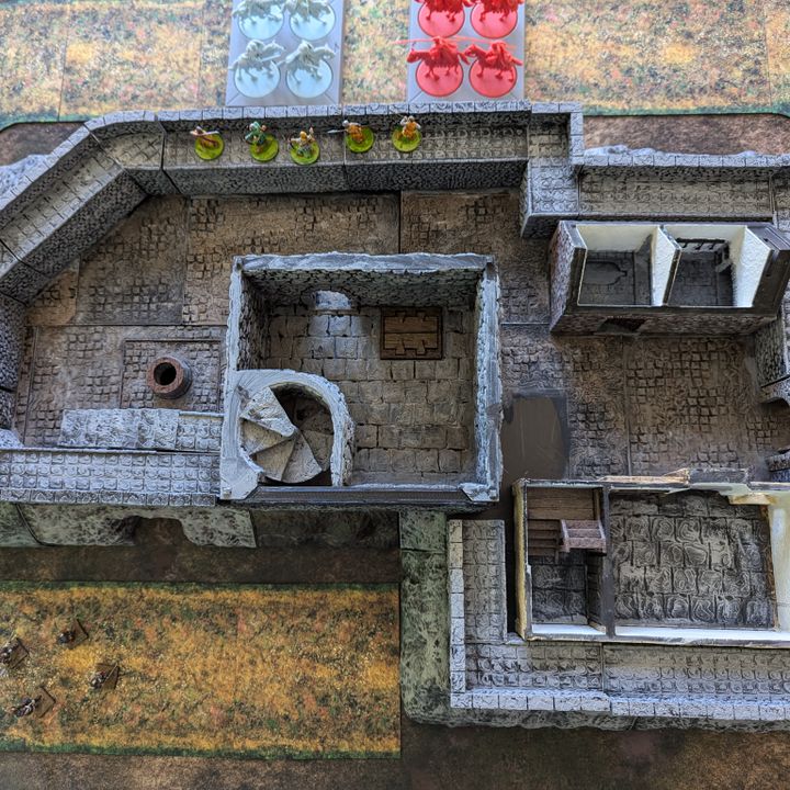 3D Printable Peel tower - base by Timescape Miniatures