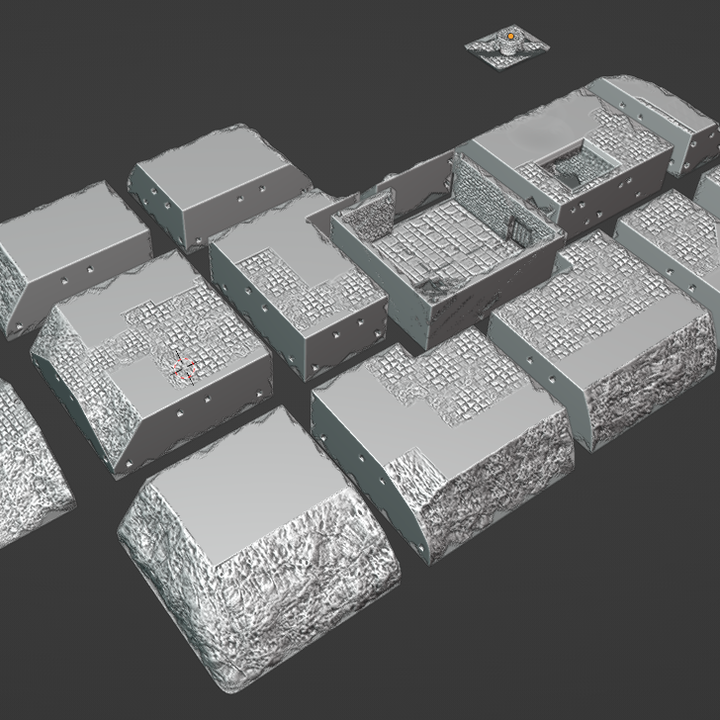 3D Printable Peel tower - base by Timescape Miniatures