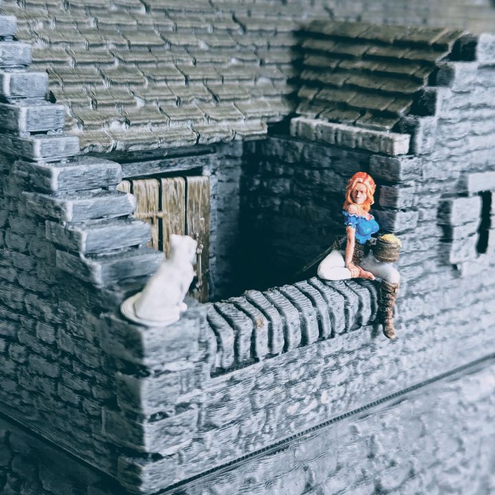 3D Printable Peel tower by Timescape Miniatures