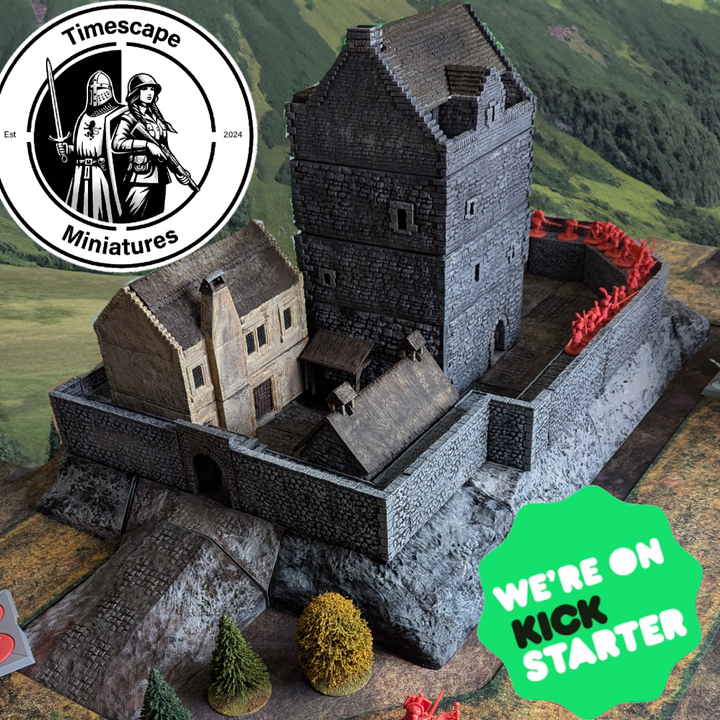 3D Printable Peel tower by Timescape Miniatures