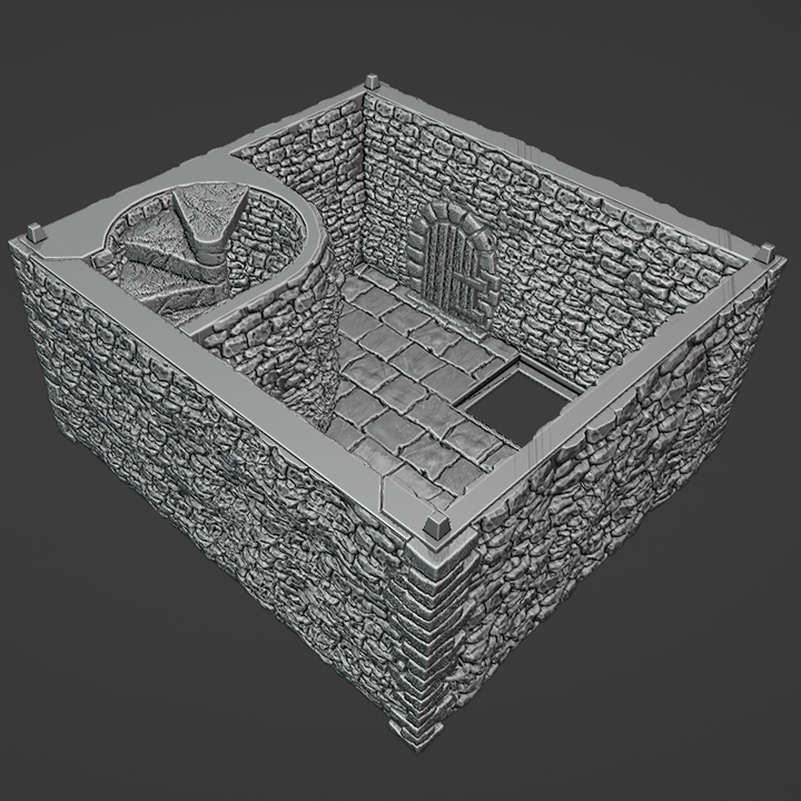 3D Printable Peel tower by Timescape Miniatures