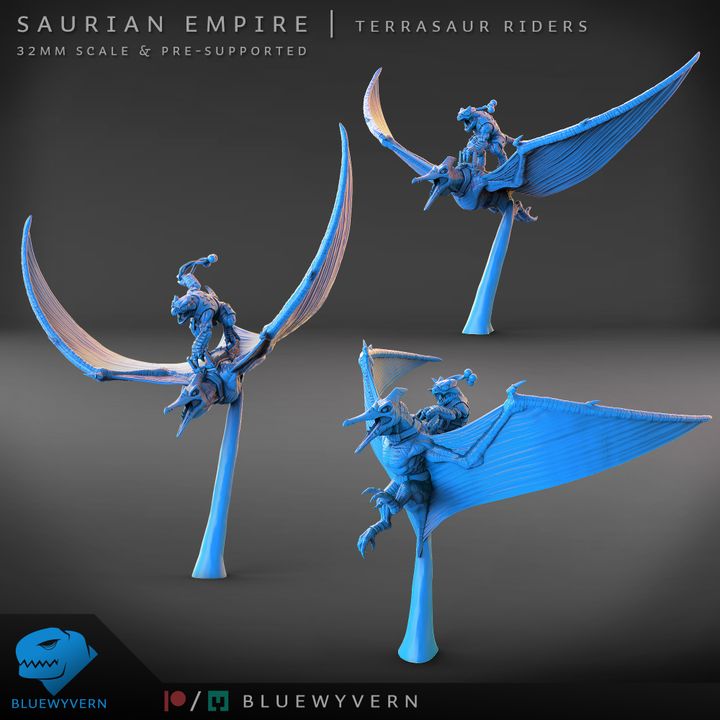 3D Printable Saurian Empire - Complete Set D by BlueWyvern