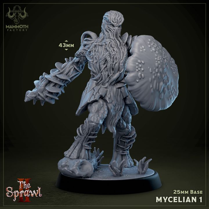 3D Printable Mycelian Warband (5 Models) by Mammoth Factory