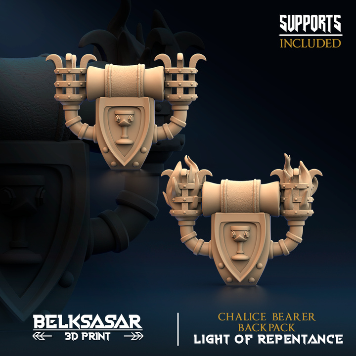 3D Printable Chalice Bearer Set x6 by Belksasar
