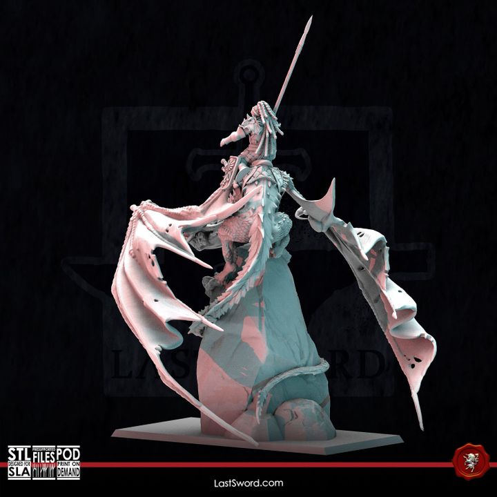 3D Printable Vaelkar The Oathbound and Xalvethis by LastSword Miniatures