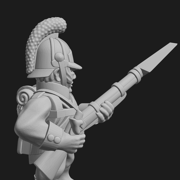 3D Printable 6-15mm Austrian Line Infantry (Fusiliers & Grenadiers ...