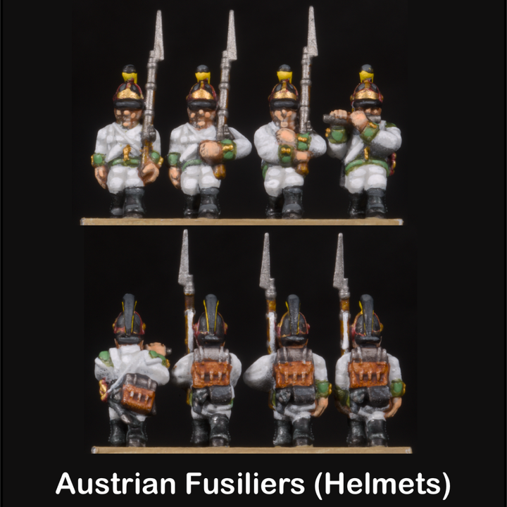 3D Printable 6-15mm Austrian Line Infantry (Fusiliers & Grenadiers ...