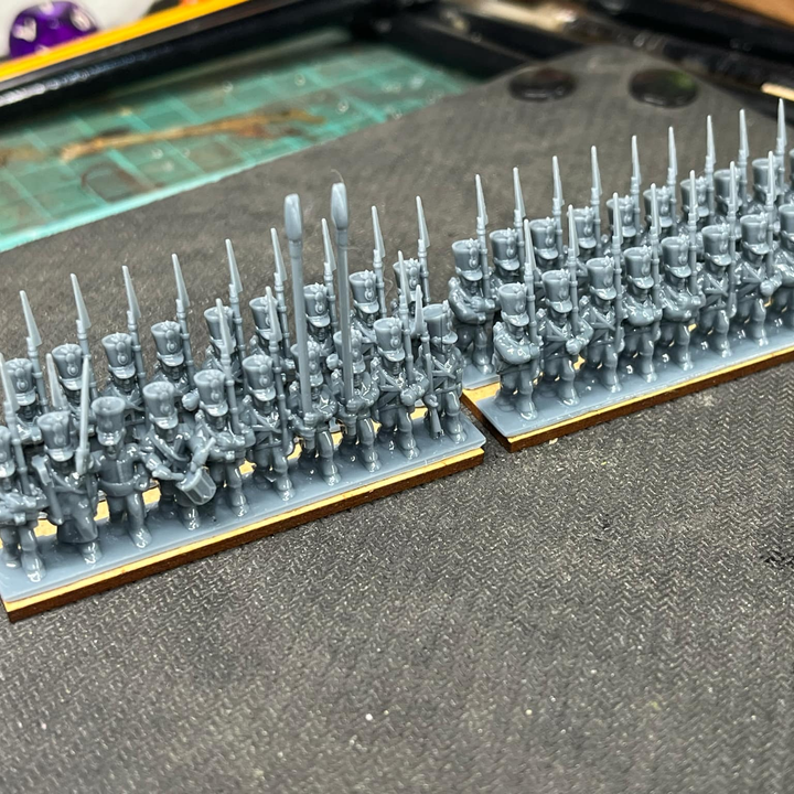3D Printable 6-15mm Austrian Line Infantry in Shakos (1806-15) NAP-AU-2 ...