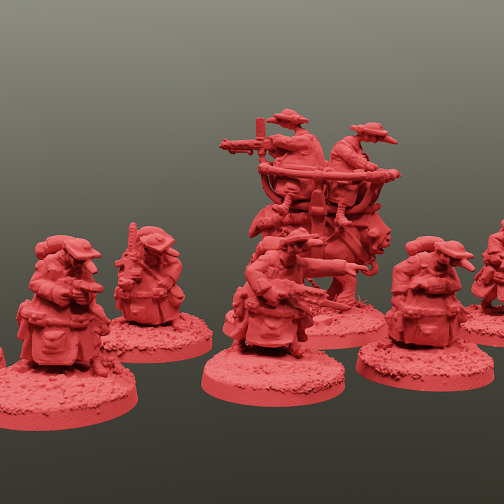 3D Printable Quar Collectors: Fidwog Set 1 by Josh Qualtieri