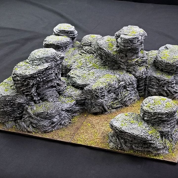 3D Printable 3- Way Module #1 - Modular Spire Design Master Tiles by ...