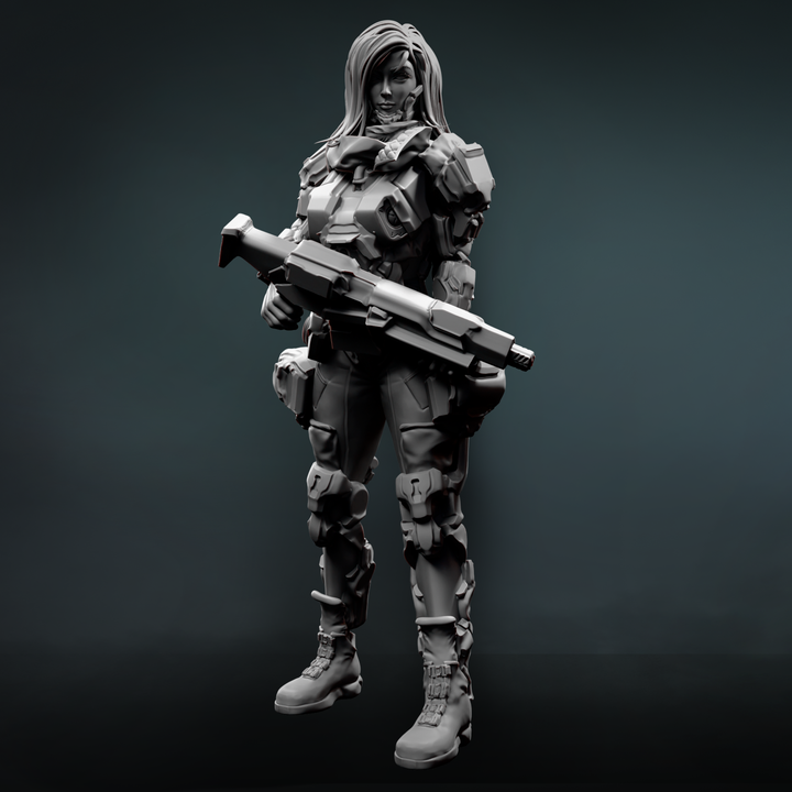 3D Printable Cyber Trooper by xyboryz studio