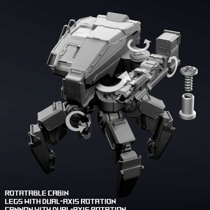 3D Printable Mecha Scorpion | Articulated by xyboryz studio