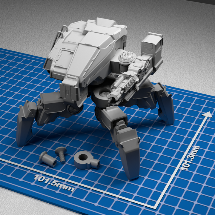 3D Printable Mecha Scorpion | Articulated by xyboryz studio