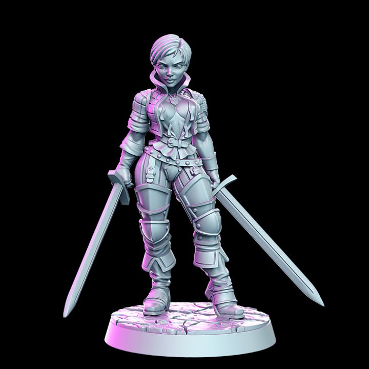 3D Printable PRE-SUPPORTED Order of the Iron Lily - 32mm - DnD by RN ...