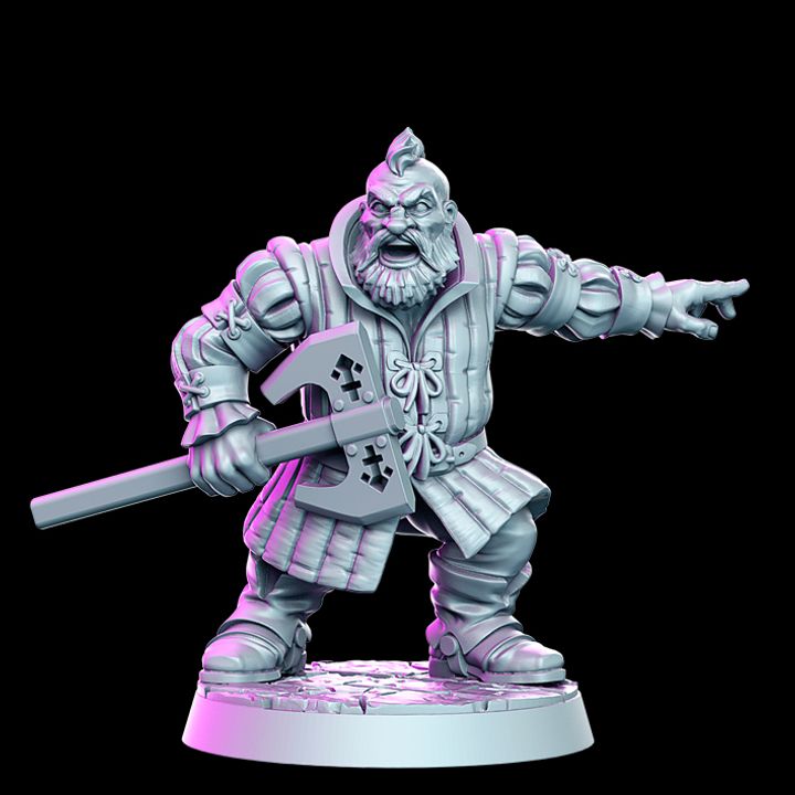 3D Printable PRE-SUPPORTED Time to Hunt II - 32mm - DnD by RN Estudio