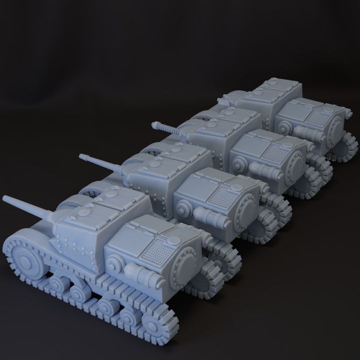 3D Printable Italian Tankettes by The Cackling Kobold Company