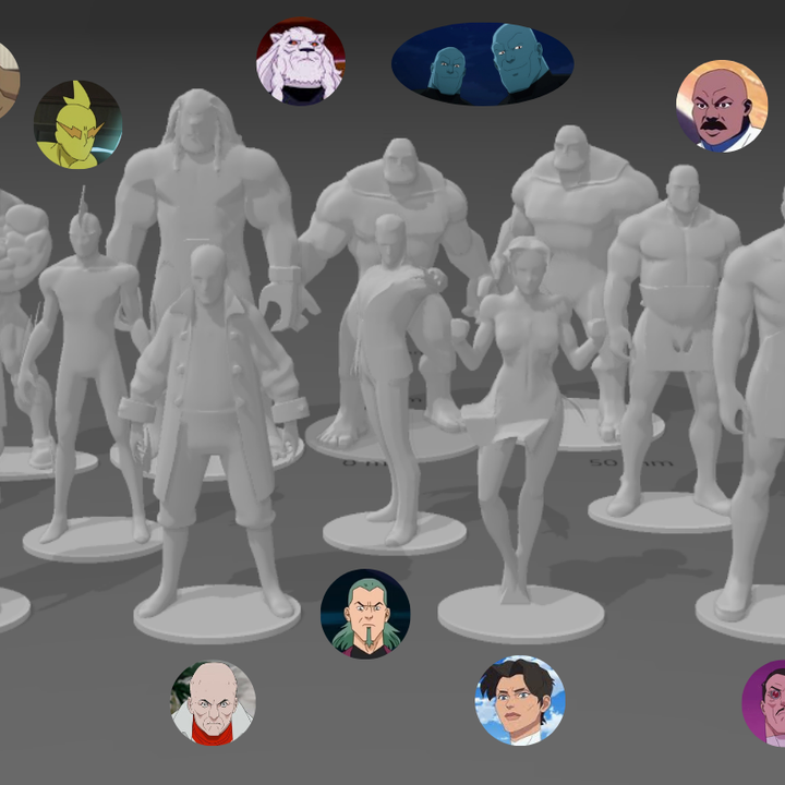 3D Printable Miniaturas - Invincible by ocram3000