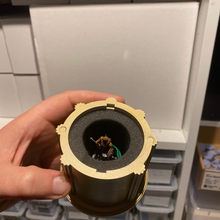 3D Printable Character Box / Dice Shaker by Immortalizing Miniprints