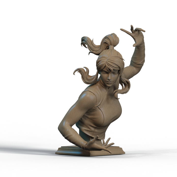 3D Printable Elemental Fury Strength Balance and Unyielding Spirit 3D ...