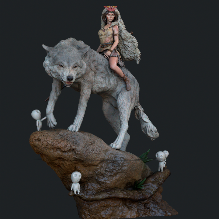 3D Printable The Spirit of the Forest Nature Fury and Unyielding Will ...