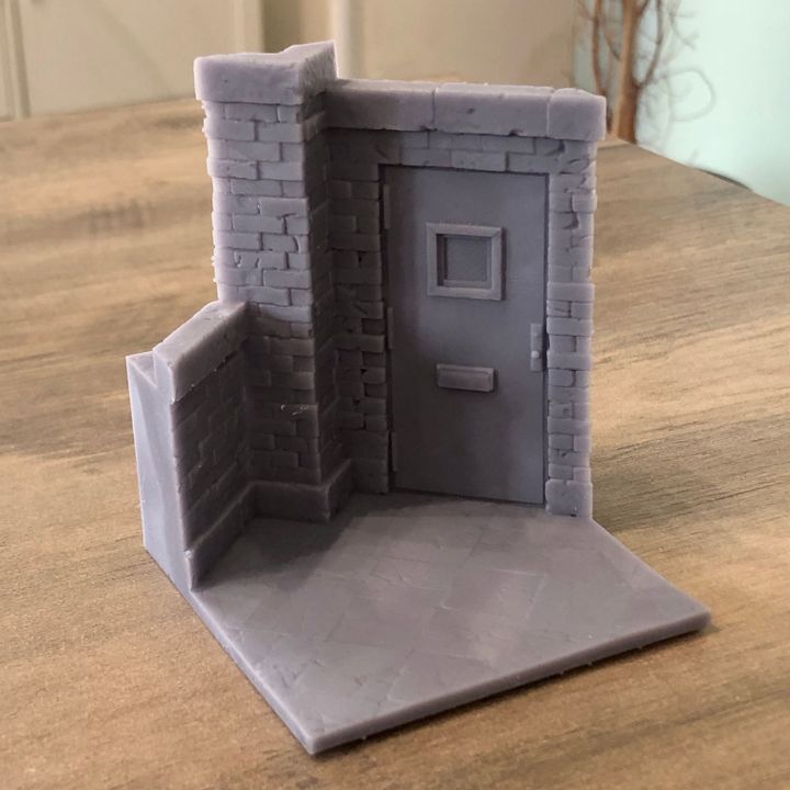 3D Printable MODERN CORNER VIGNETTE DIORAMA BASE BY AM-MEDIA.BIZ ...