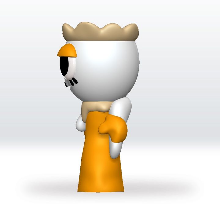 3D Printable Teagan STL 3D Model Dandys World 3mf, Obj Character Fanart ...