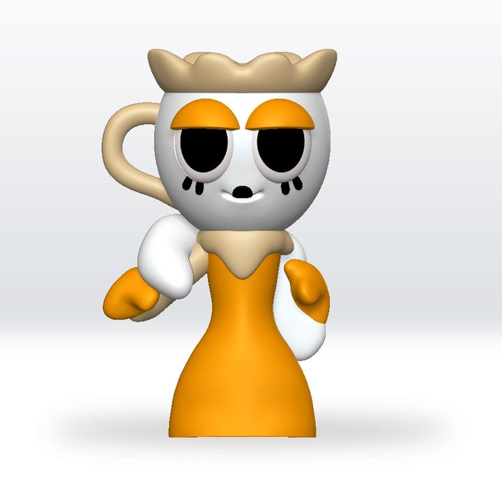 3D Printable Teagan STL 3D Model Dandys World 3mf, Obj Character Fanart ...