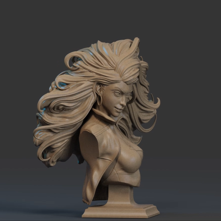3D Printable Mastering the Elements in Bust Form 3D Print by CA3D Studios