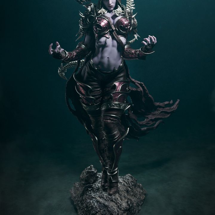 3D Printable The Banshee Queen Rises 3D Print by CA3D Studios