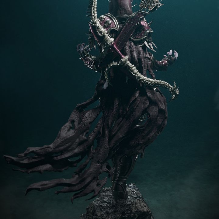 3D Printable The Banshee Queen Rises 3D Print by CA3D Studios