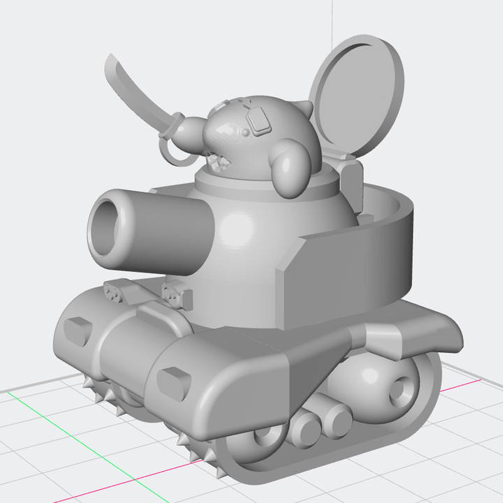 3D Printable Planet Shark Tamk by Friend Shaped Minis