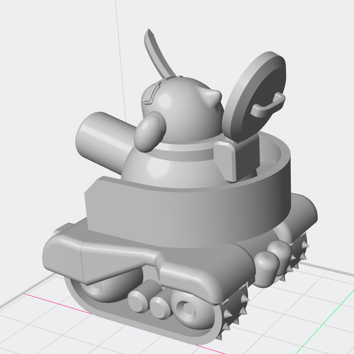 3D Printable Planet Shark Tamk by Friend Shaped Minis