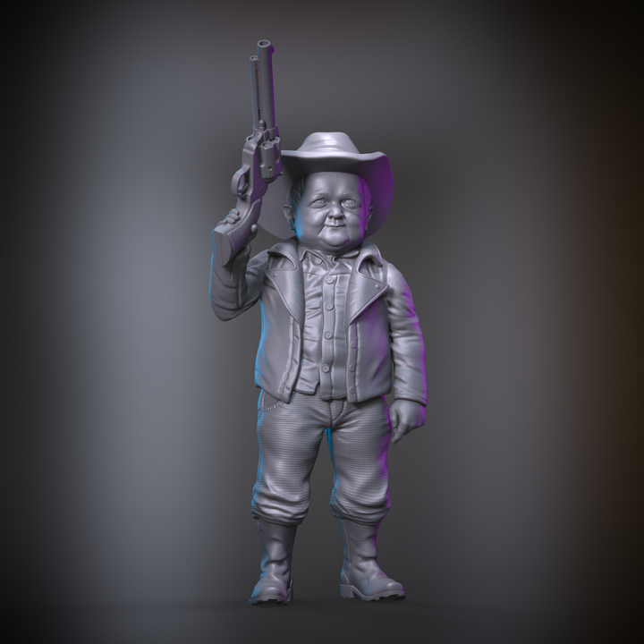 3D Printable HASBULLA Cowboy Set by Undefeated miniatures