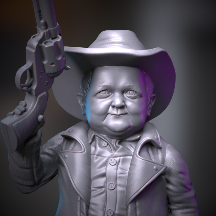 3D Printable HASBULLA Cowboy Set by Undefeated miniatures