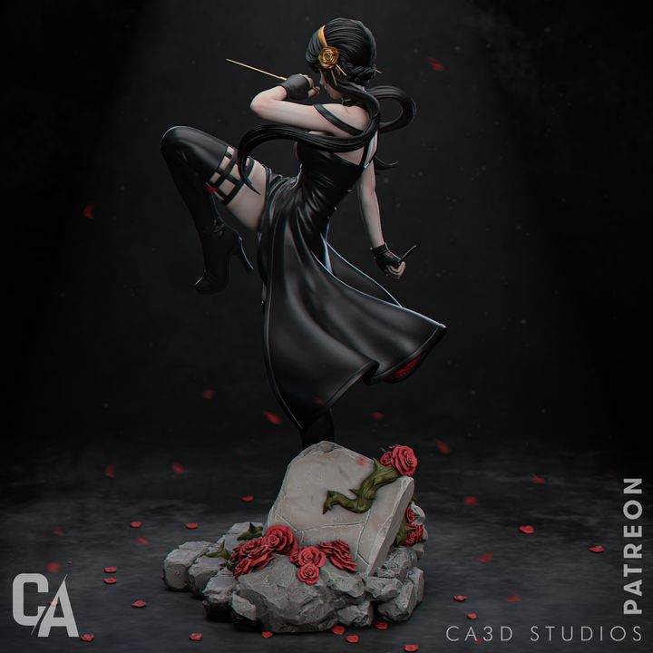 3D Printable Elegance with a Lethal Touch 3D Print by CA3D Studios