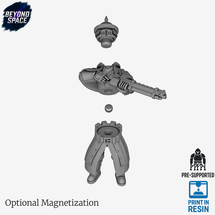 3D Printable Exalted Faithbearer - Rifleman Loadout by Beyond Space