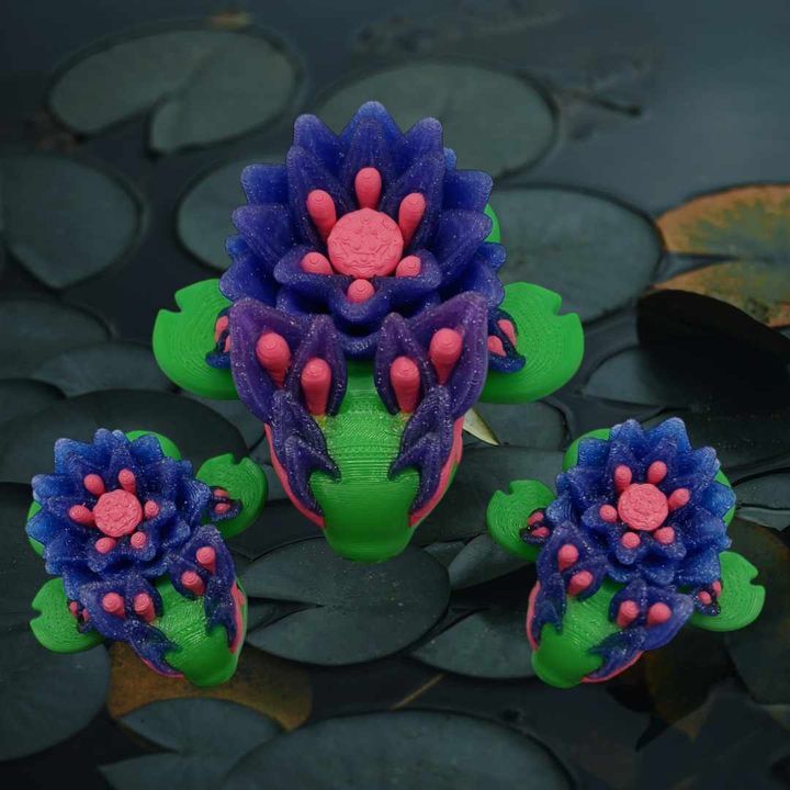 3D Printable Lotus Turtle by The Dragon's Den