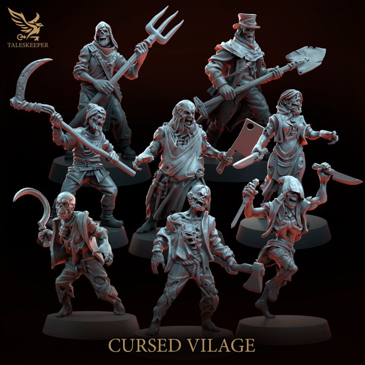 3D Printable CURSED VILLAGE (March) by Tales Keeper
