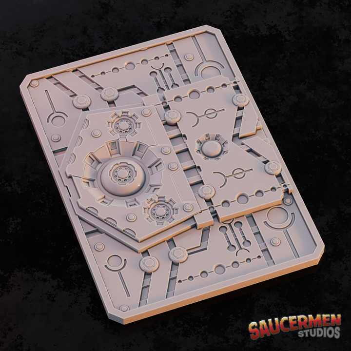 3D Printable Texture / Practice Palette: Ancient Aliens by Saucermen ...