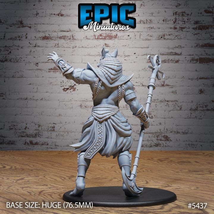 3D Printable Anubis God Avatar / Egyptian Deity / God of Death / Canine ...