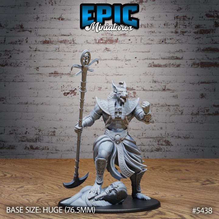 3D Printable Anubis God Avatar Roar / Egyptian Deity / God of Death ...