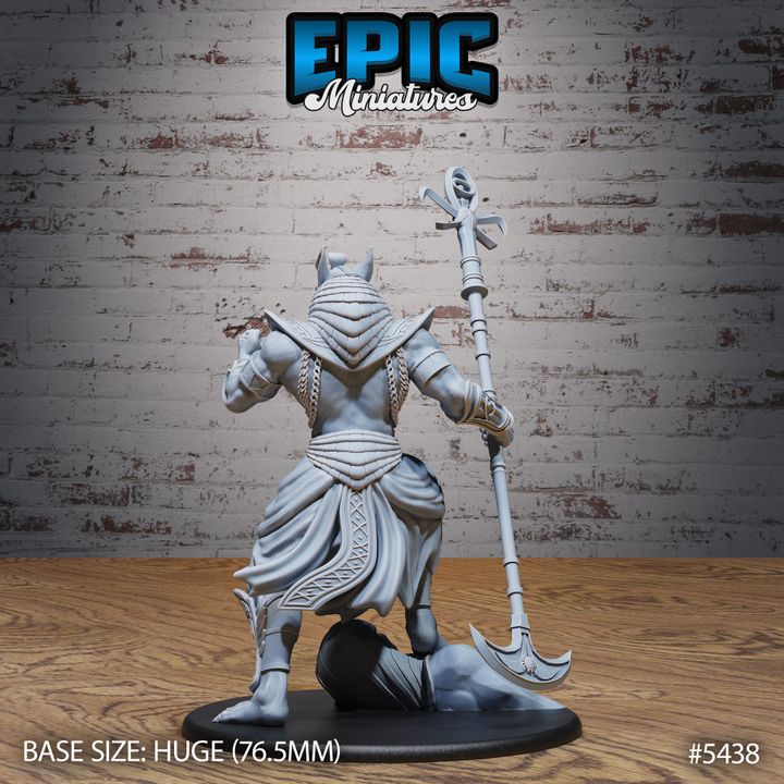 3D Printable Anubis God Avatar Roar / Egyptian Deity / God of Death ...