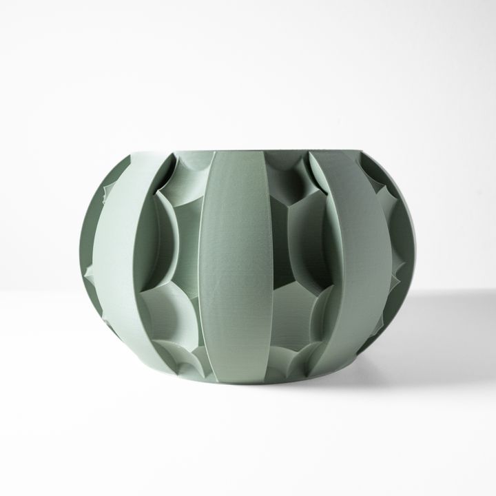 3D Printable Erna Planter Pot by MODERN MACHINE by MODERN MACHINE