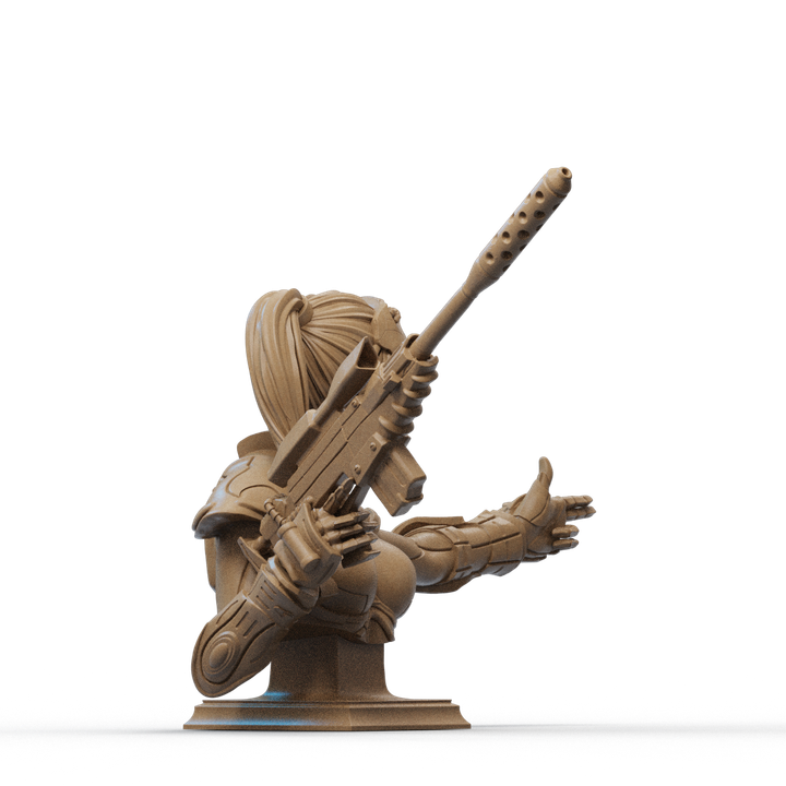 3D Printable Ghost of the Battlefield 3D Print by CA3D Studios