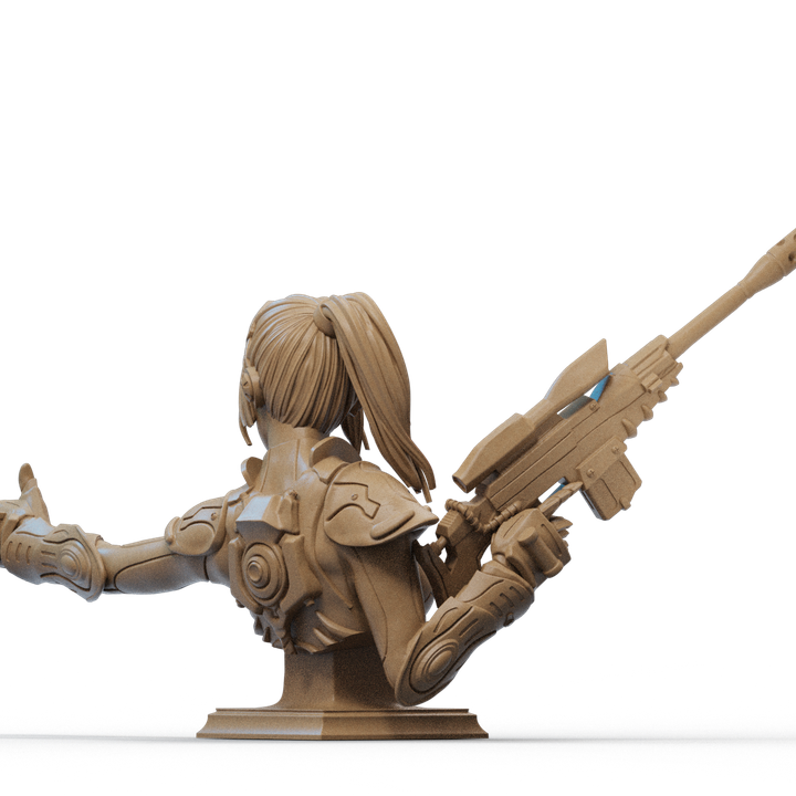 3D Printable Ghost of the Battlefield 3D Print by CA3D Studios