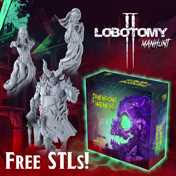 3D Printable Lobotomy 2 Promo Minis by Titan Forge Miniatures